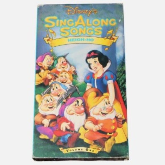 Other | Disney Sing Along Songs Vhs Snow White Seven Dwarfs Sing Along ...
